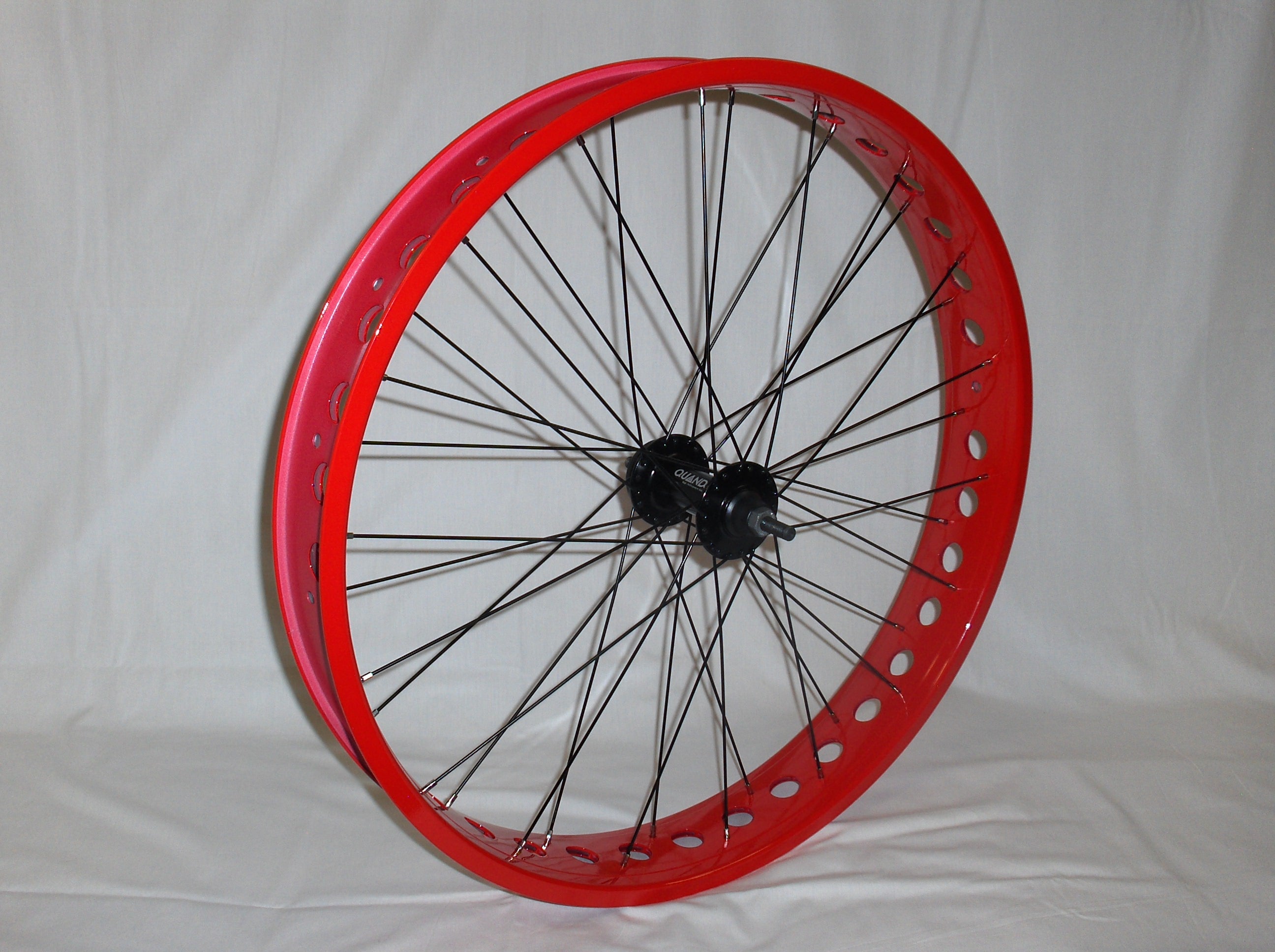 Wheel, Front 26x4 Red – All Terrain Electric Bikes LLC